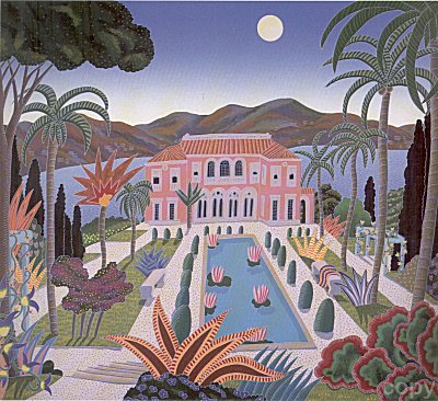 Cap Ferrat by Thomas McKnight - Show Large Artwork