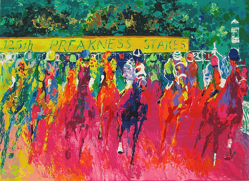 125th Preakness Stakes by LeRoy Neiman | Dewey Graff Fine Art | Fine ...