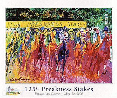 125th Preakness Stakes by LeRoy Neiman | Dewey Graff Fine Art | Fine ...